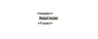 How to add a header, footer components to React router | Reactgo