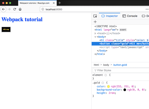 Style Loaders - Intro to the Webpack | Reactgo
