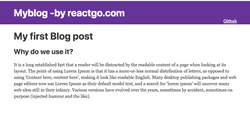 Build an advanced blog using gatsby and react | Reactgo
