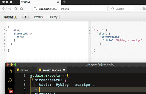 Querying The Data Build A Blog Using Gatsbyjs And React Reactgo