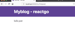 Adding blog posts - Build a blog using Gatsby.js & React | Reactgo
