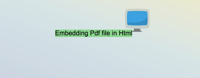 Embedding Pdf File In Html Without Javascript Reactgo